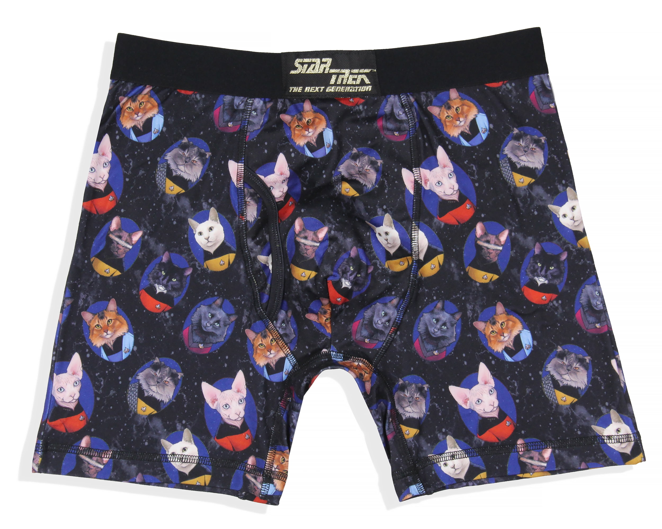 Star Trek Men's The Next Generation Cat Characters Boxer Briefs ...