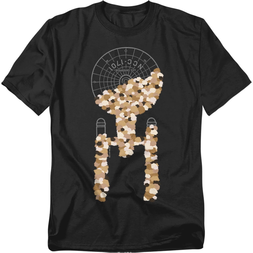 Star Trek Men's Tribble Takeover T-shirt Black - Walmart.com