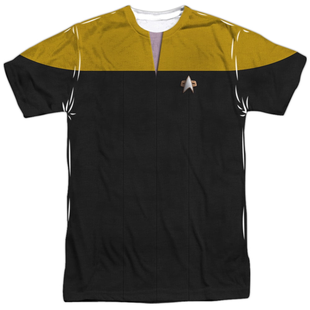 Star Trek Men's Voyager Engineering Uniform Sublimation T-shirt White ...
