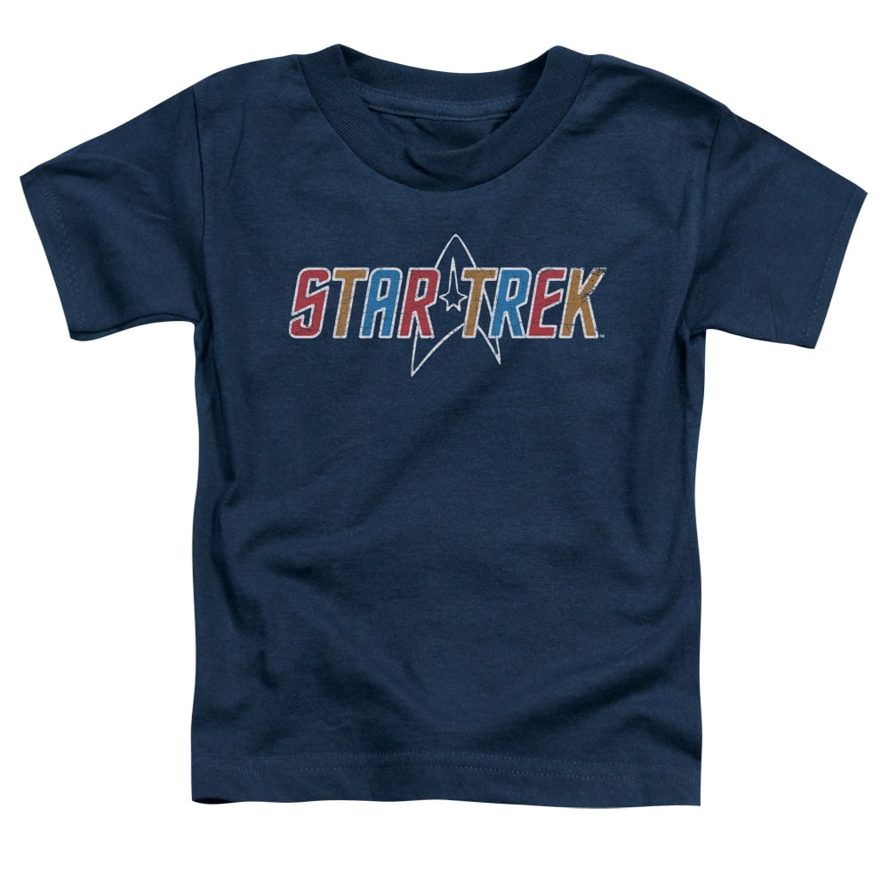 Star Trek Multi Colored Logo Toddler T-Shirt Navy - Walmart.com