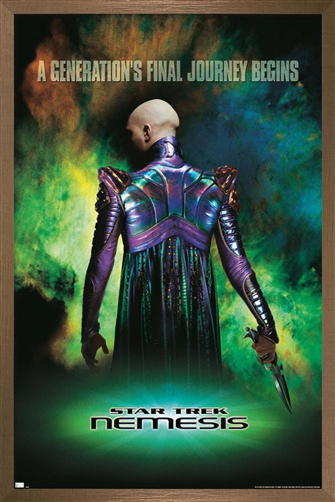 Star Trek: Nemesis - One Sheet Wall Poster, 14.725" x 22.375" Framed ...