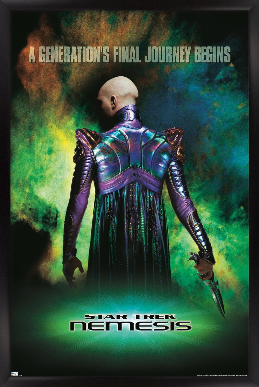 Star Trek: Nemesis - One Sheet Wall Poster, 22.375" x 34" Framed ...