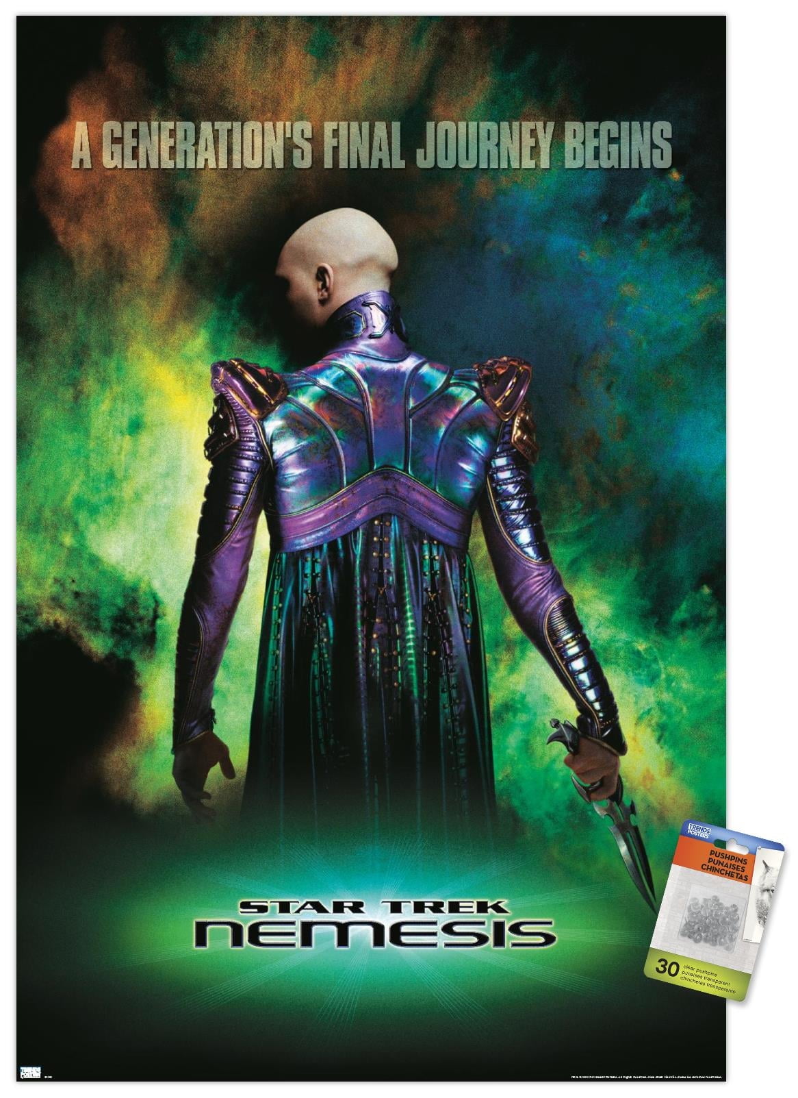 Star Trek: Nemesis - One Sheet Wall Poster with Pushpins, 22.375" x 34 ...