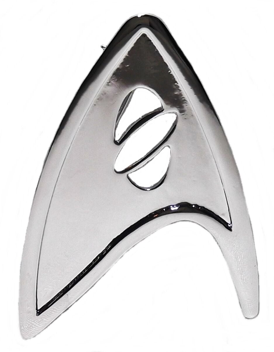 Star Trek New Movie Science Silvertone Metal Chest Insignia Pin ...