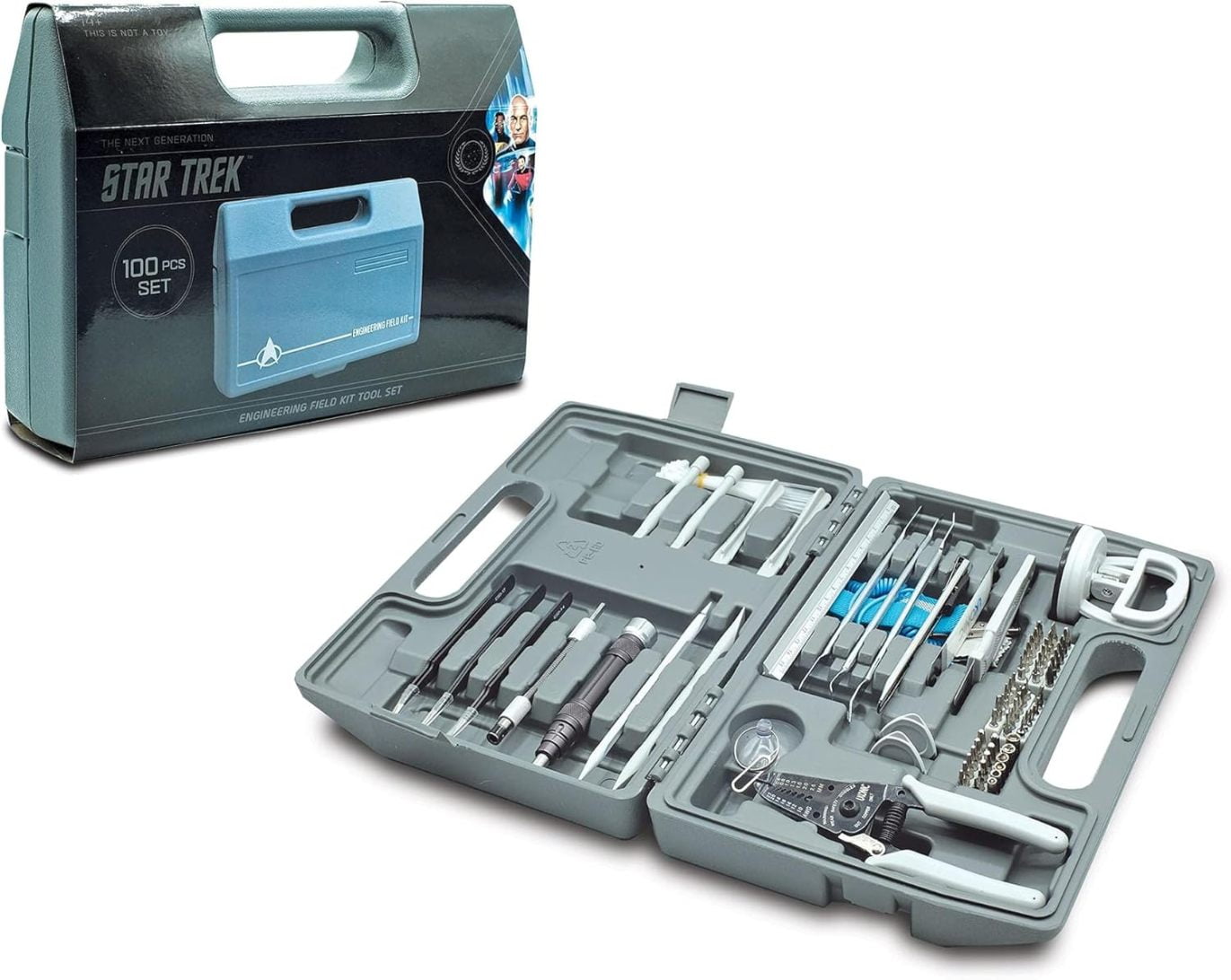 Star Trek: The Next Generation 100-Piece Engineering Field Kit Tool Set ...