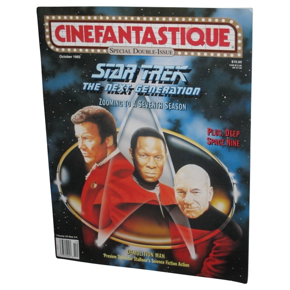 Star Trek Next Generation Cinefantastique Special Double-Issue October ...