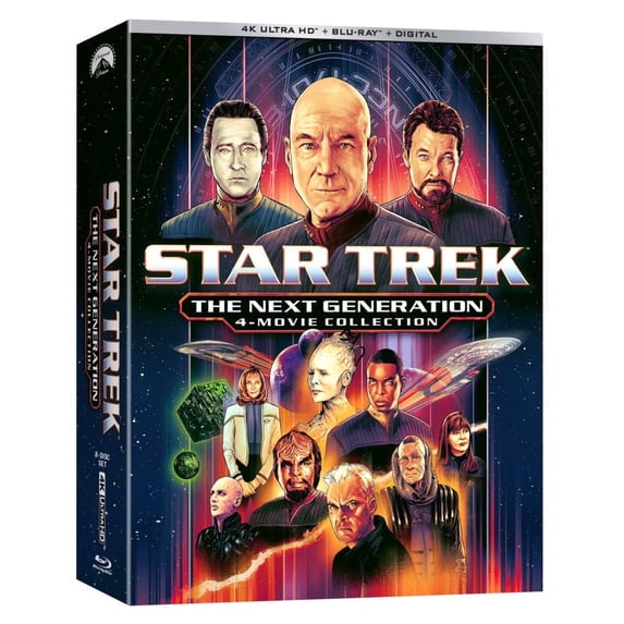 Paramount Star Trek: The Next Generation 4-Movie Collection (4K Ultra ...