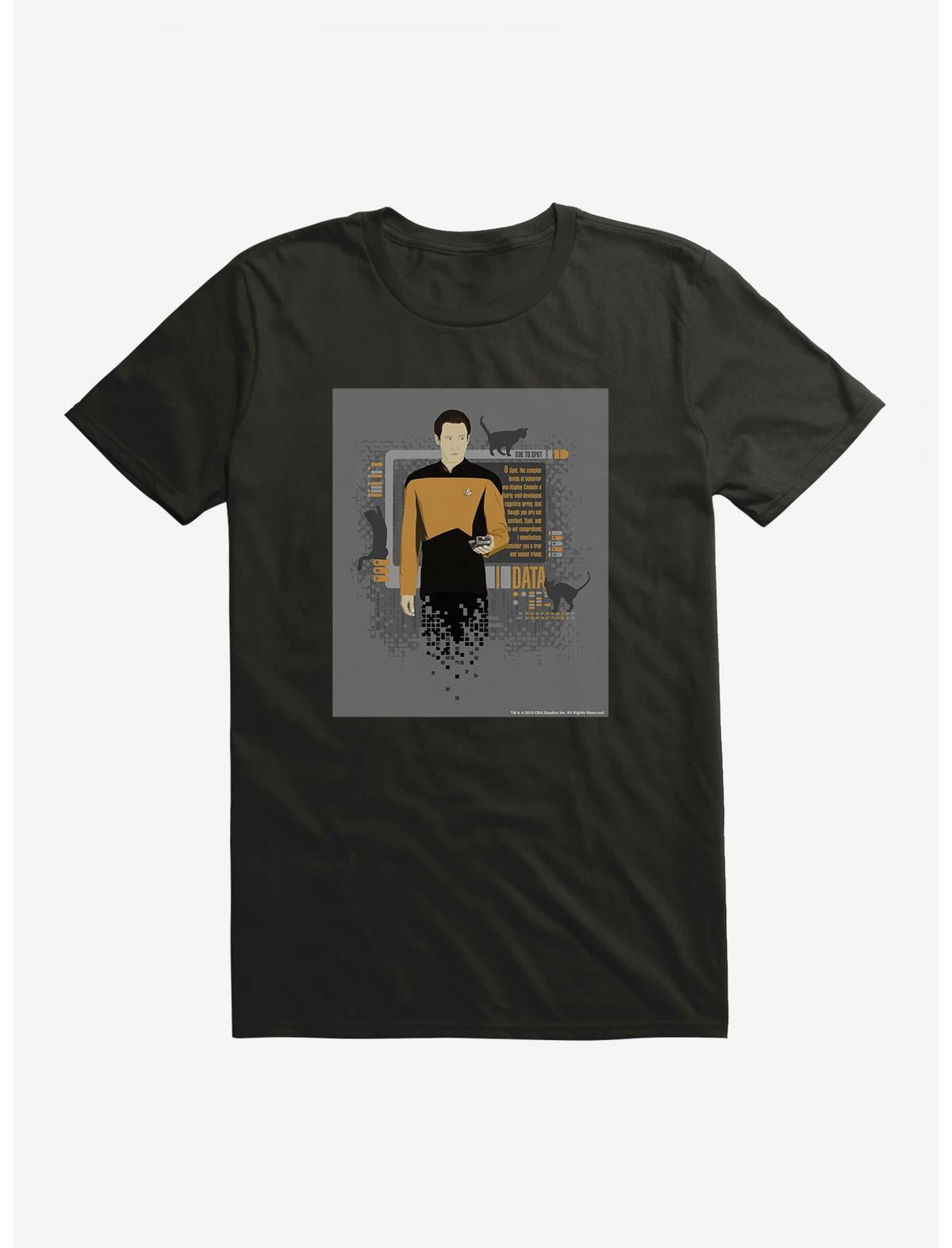 Star Trek Ode To Spot T-Shirt - Walmart.com