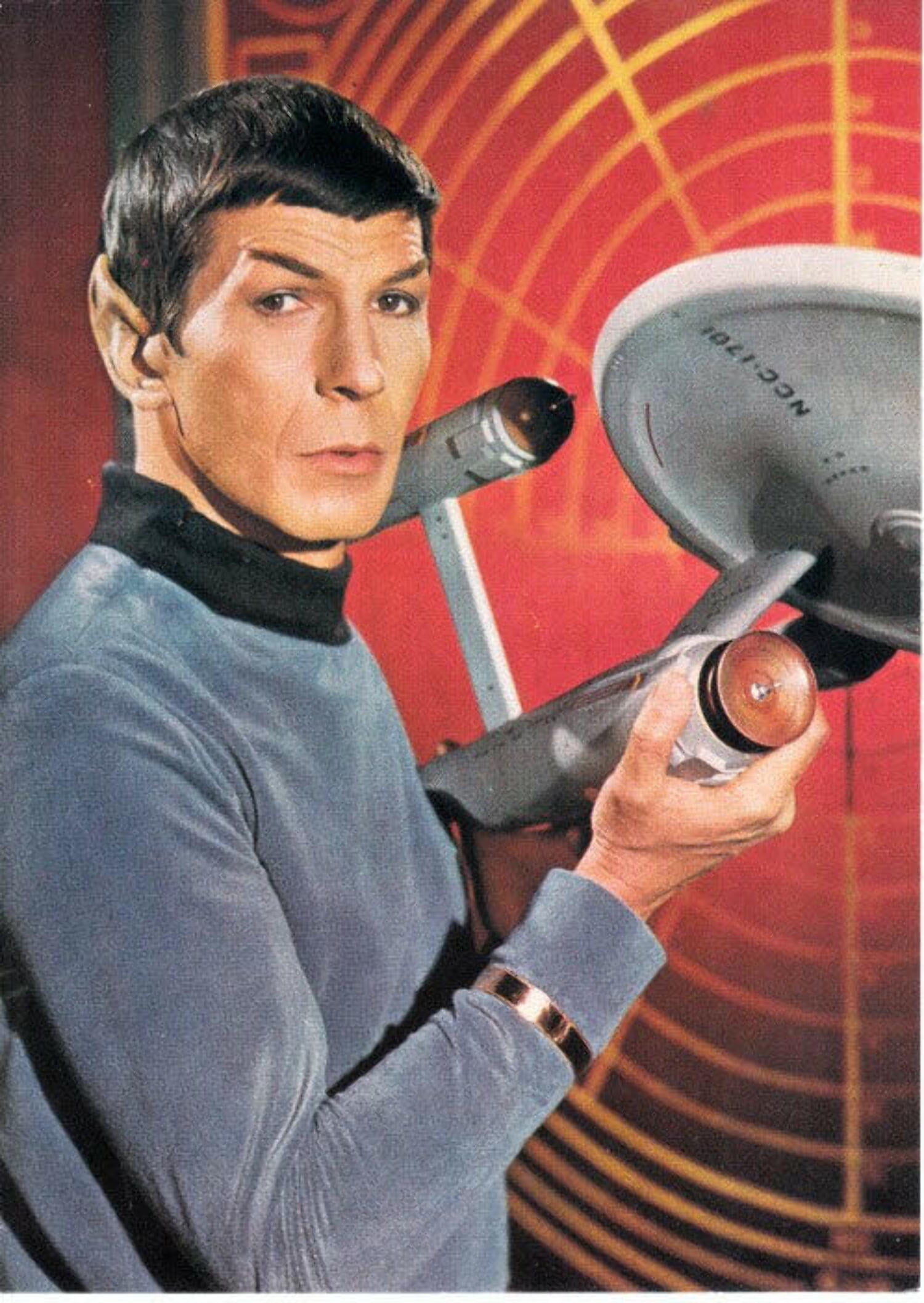 Star Trek Original Series Leonard Nimoy as Spock 5x7 inch photo card ...