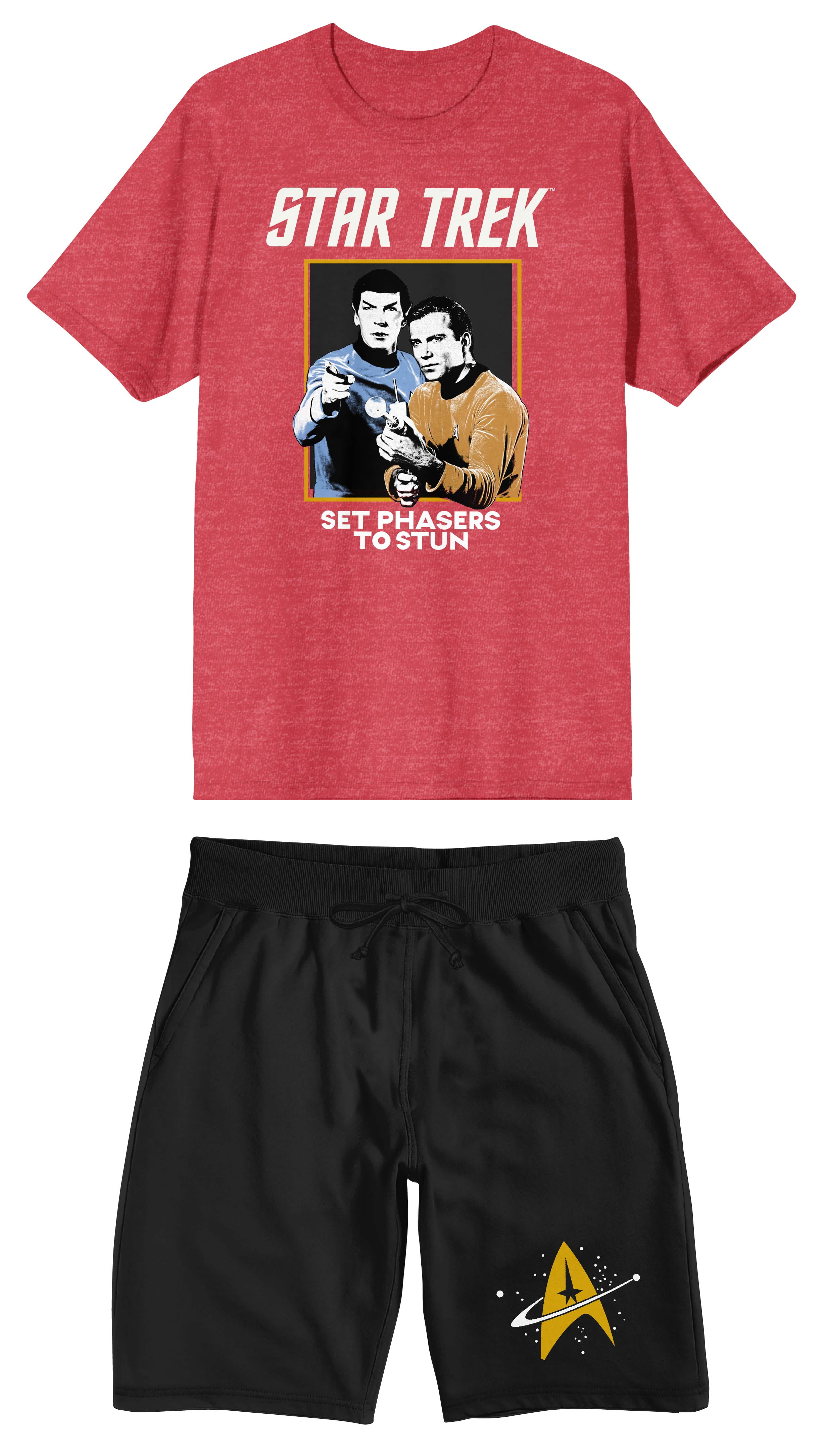 Star Trek Original Series Set Phasers To Stun Men's Graphic T-shirt ...