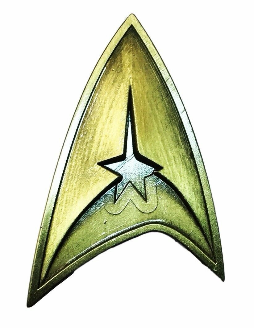 Star Trek Original TV Series COMMAND 2" Tall Brass-Tone PIN - Walmart.com