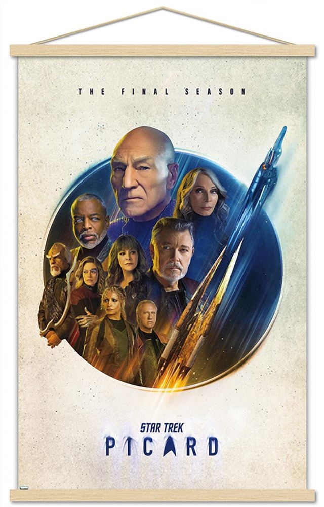 Star Trek: Picard - Key Art Wall Poster with Magnetic Frame, 22.375" x ...