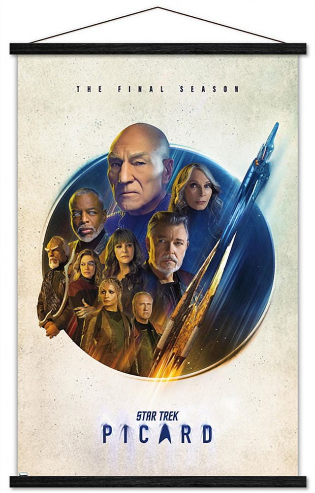 Star Trek: Picard - Key Art Wall Poster with Magnetic Frame, 22.375" x ...