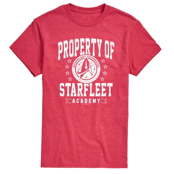 Star Trek - Property of Starfleet - Men's Short Sleeve Graphic T-shirt ...