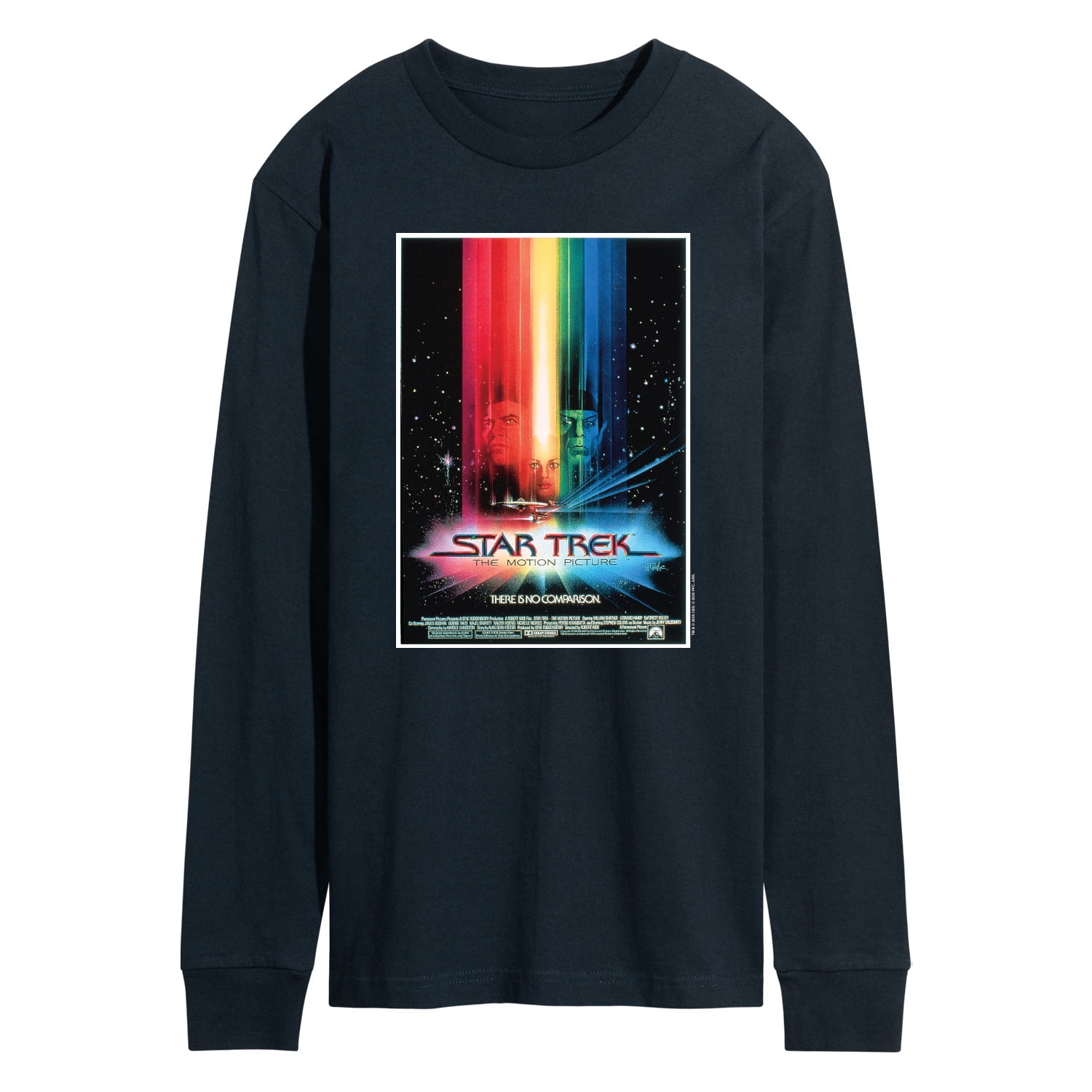 Star Trek - Retro Movie Poster - Men's Long Sleeve Graphic T-Shirt ...
