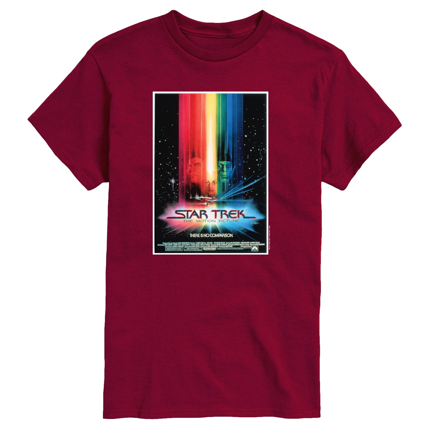 Star Trek - Retro Movie Poster - Men's Short Sleeve Graphic T-Shirt ...