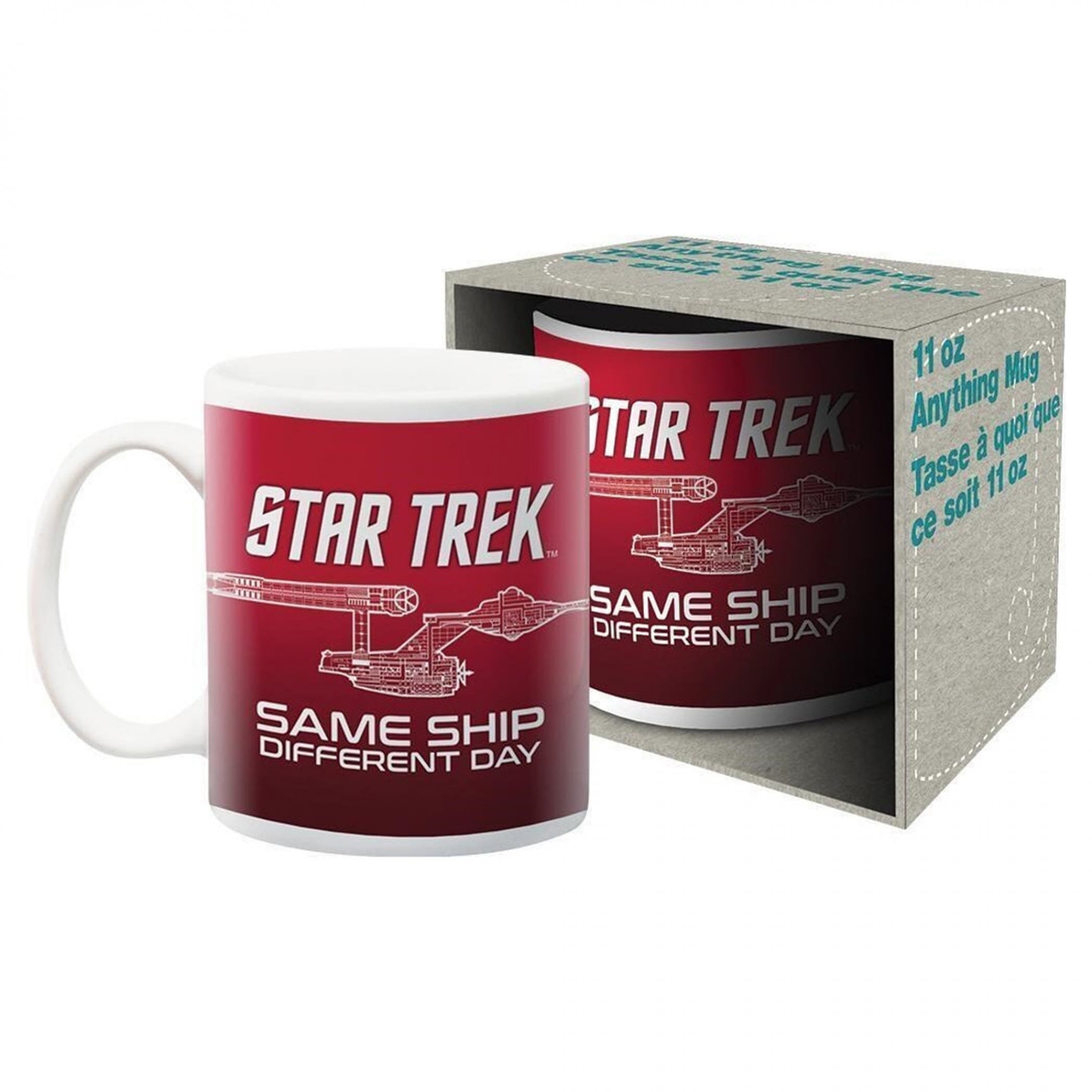 Star Trek Same Ship Different Day 11oz Ceramic Mug - Walmart.com