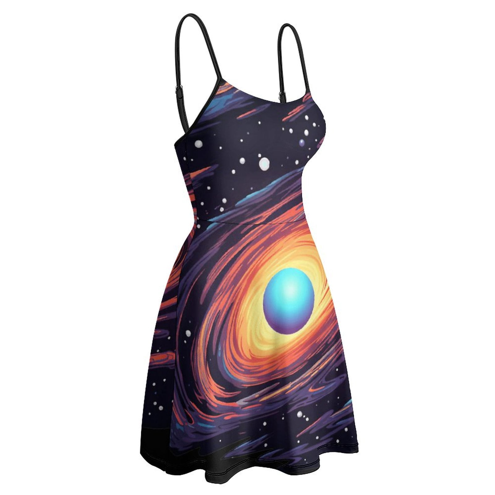 Star Trek Series U.S.S. Enterprise White (001) Women's Sling Dress ...