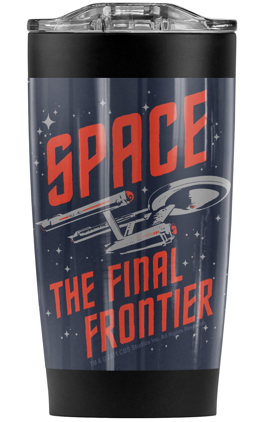 Star Trek/Space The Final Frontier Stainless Steel Tumbler 20 oz Coffee ...