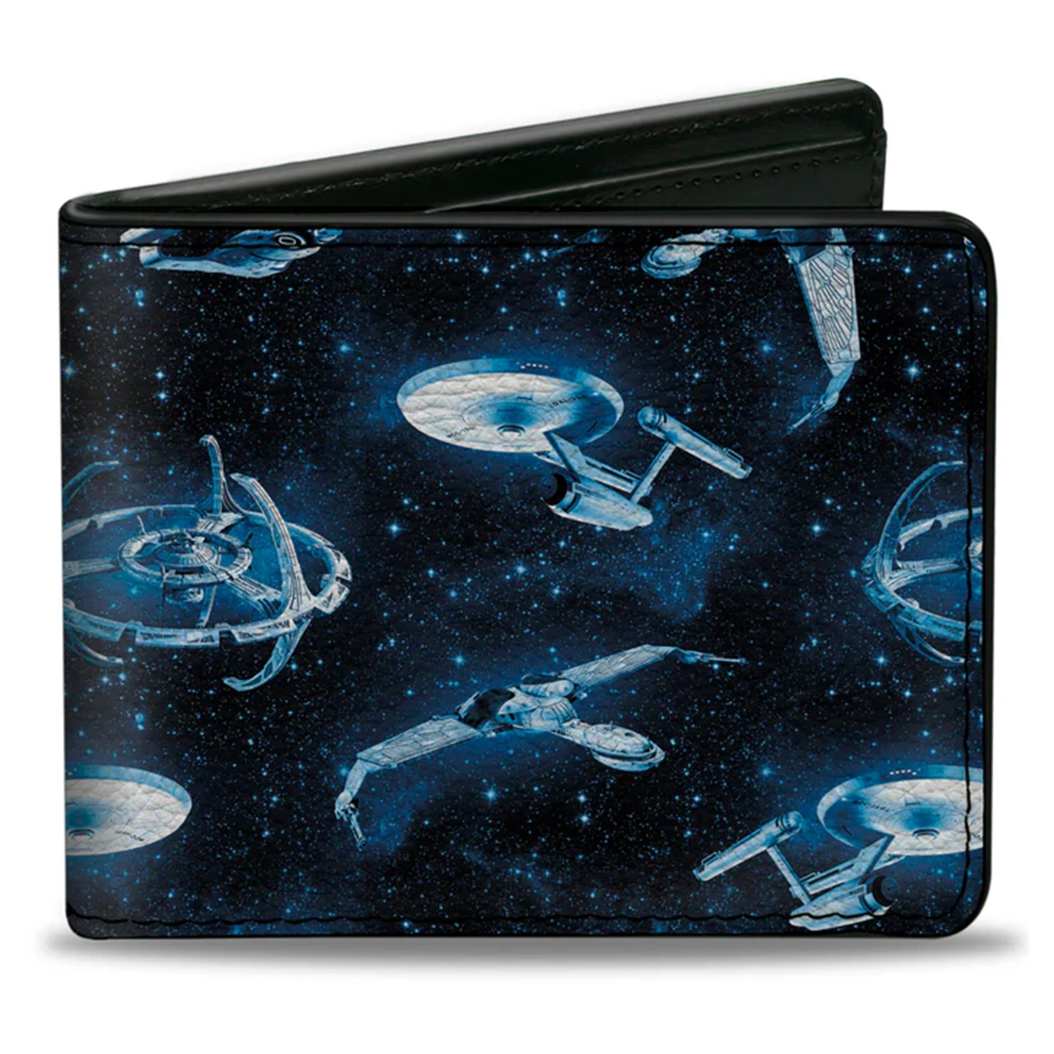Paramount Network Wallet, Bifold, Star Trek Spaceship Fleet in Space ...