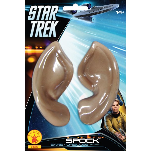 Star Trek Spock Ears Halloween Costume Accessory - Walmart.com