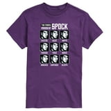 Star Trek - Spock Moods - Men's Short Sleeve Graphic T-Shirt - Walmart.com