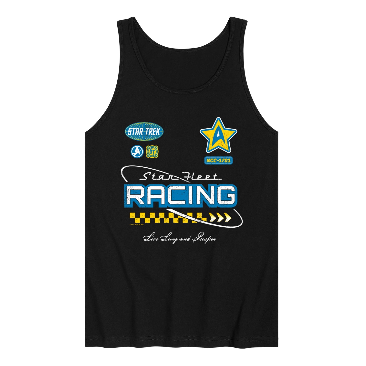 Star Trek - Star Fleet Racing Jersey - Men's Sleeveless Graphic Tank ...
