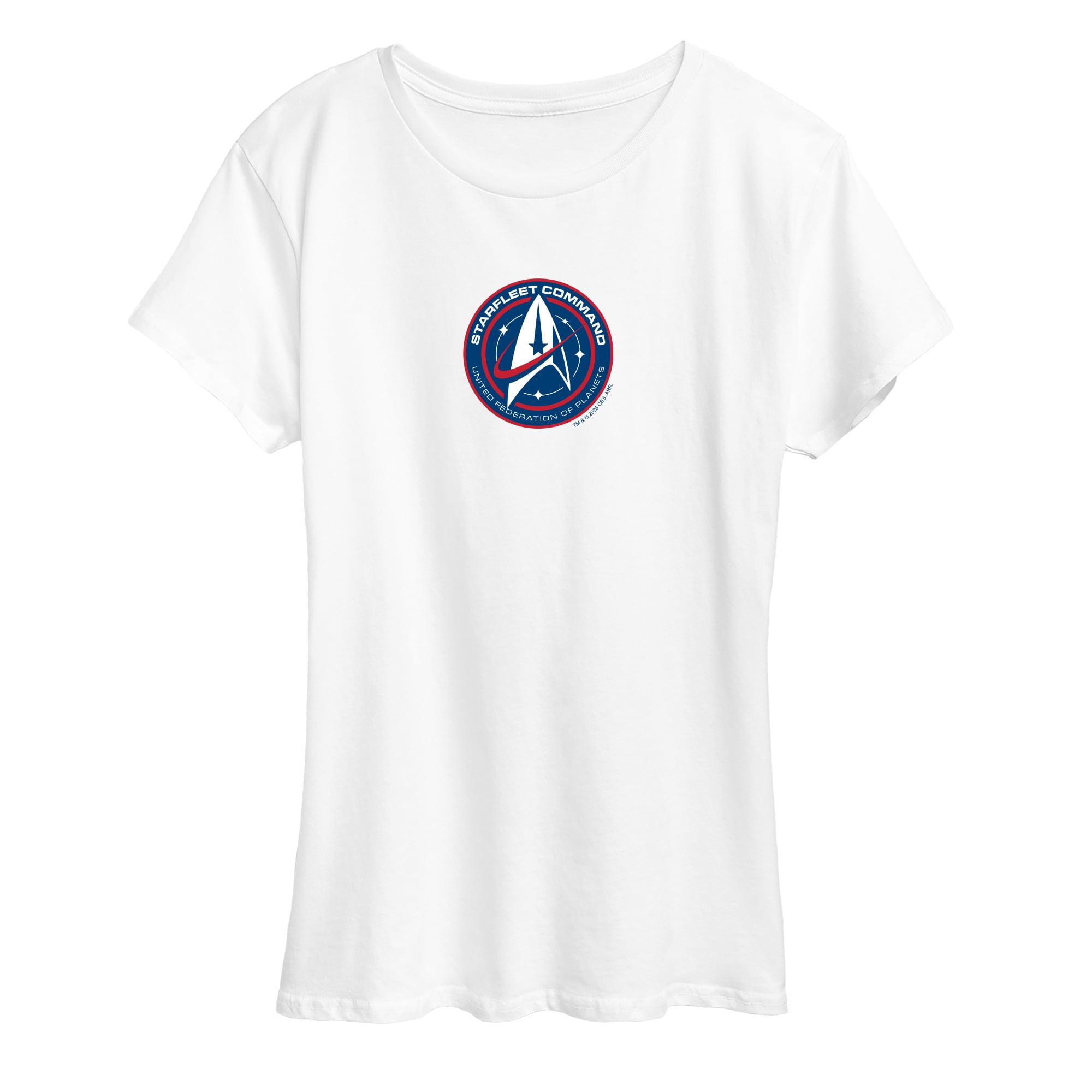 Star Trek - Starfleet Badge - Women's Short Sleeve Graphic T-Shirt ...