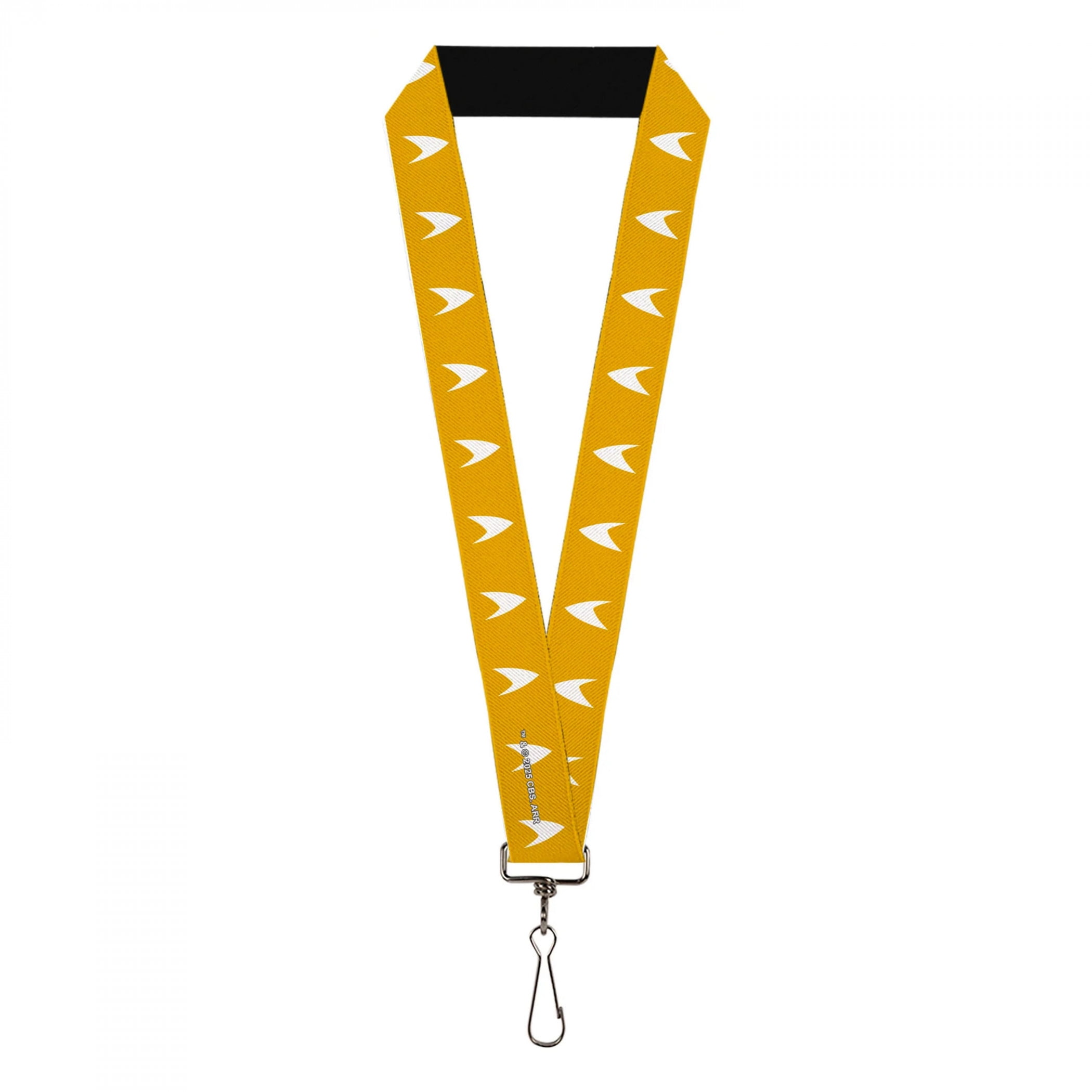 Star Trek Starfleet Insignia Yellow/White 1 Lanyard - Walmart.com