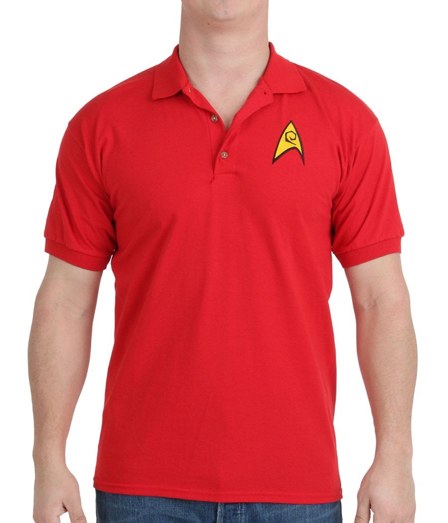 Star Trek Starfleet Security Uniform Polo Shirt - Walmart.com