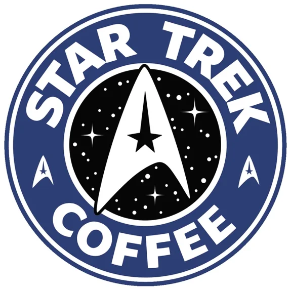 Star Trek Sticker Logo Starbucks Phone Decal Water Bottle Stickers Car ...
