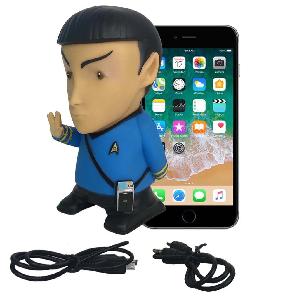 Star Trek: TOS - Mr. Spock Bluetooth Figure Speaker with Sound Effects ...