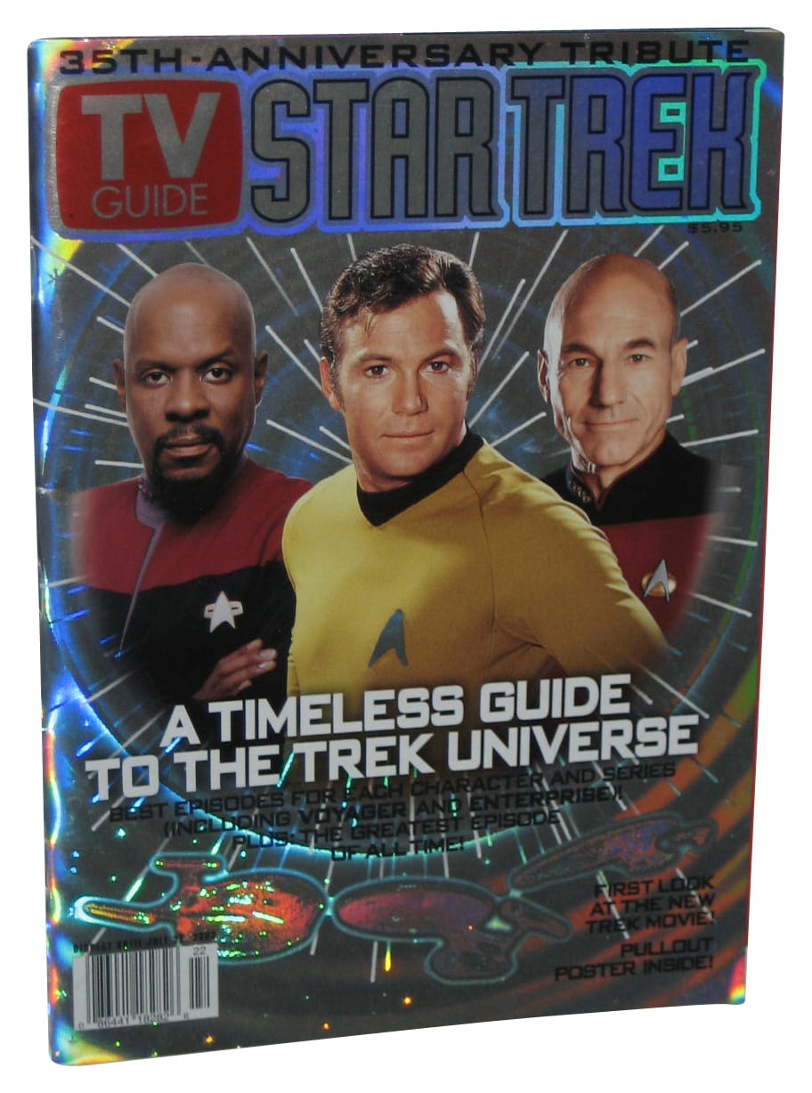 Star Trek TV Guide 35th Anniversary Tribute Magazine Book w/ Pullout ...