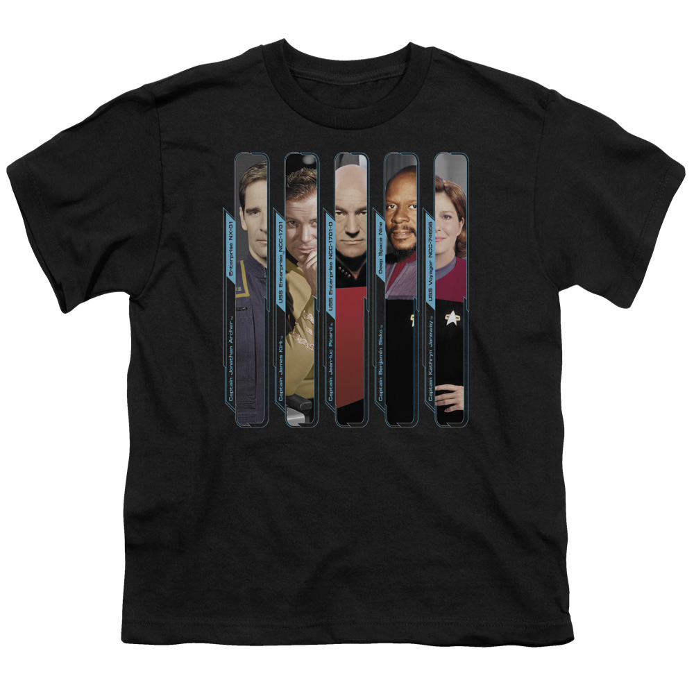 Star Trek/The Captains Big Boys Youth Shirt - Walmart.com