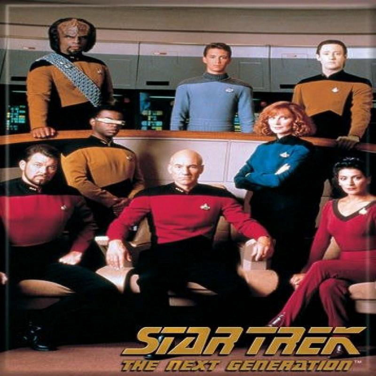 Star Trek - The Next Generation - Cast Refrigerator Magnet by Ata-Boy ...