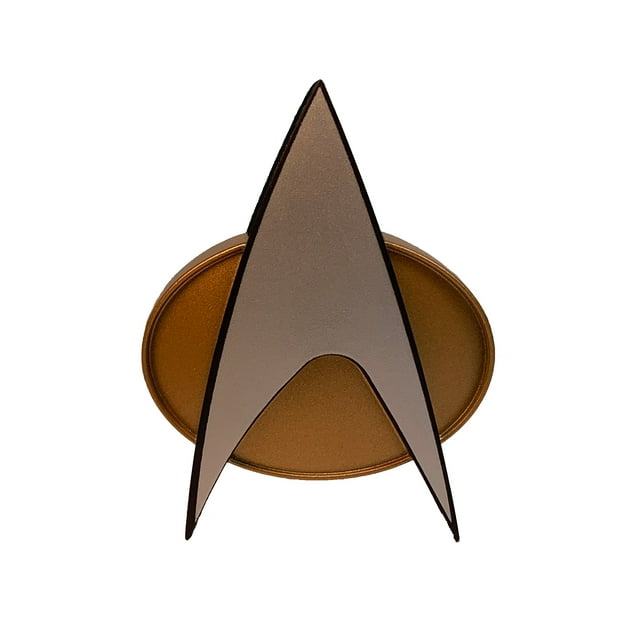 Star Trek The Next Generation Chirping Communicator Badge, TNG ComBadge ...