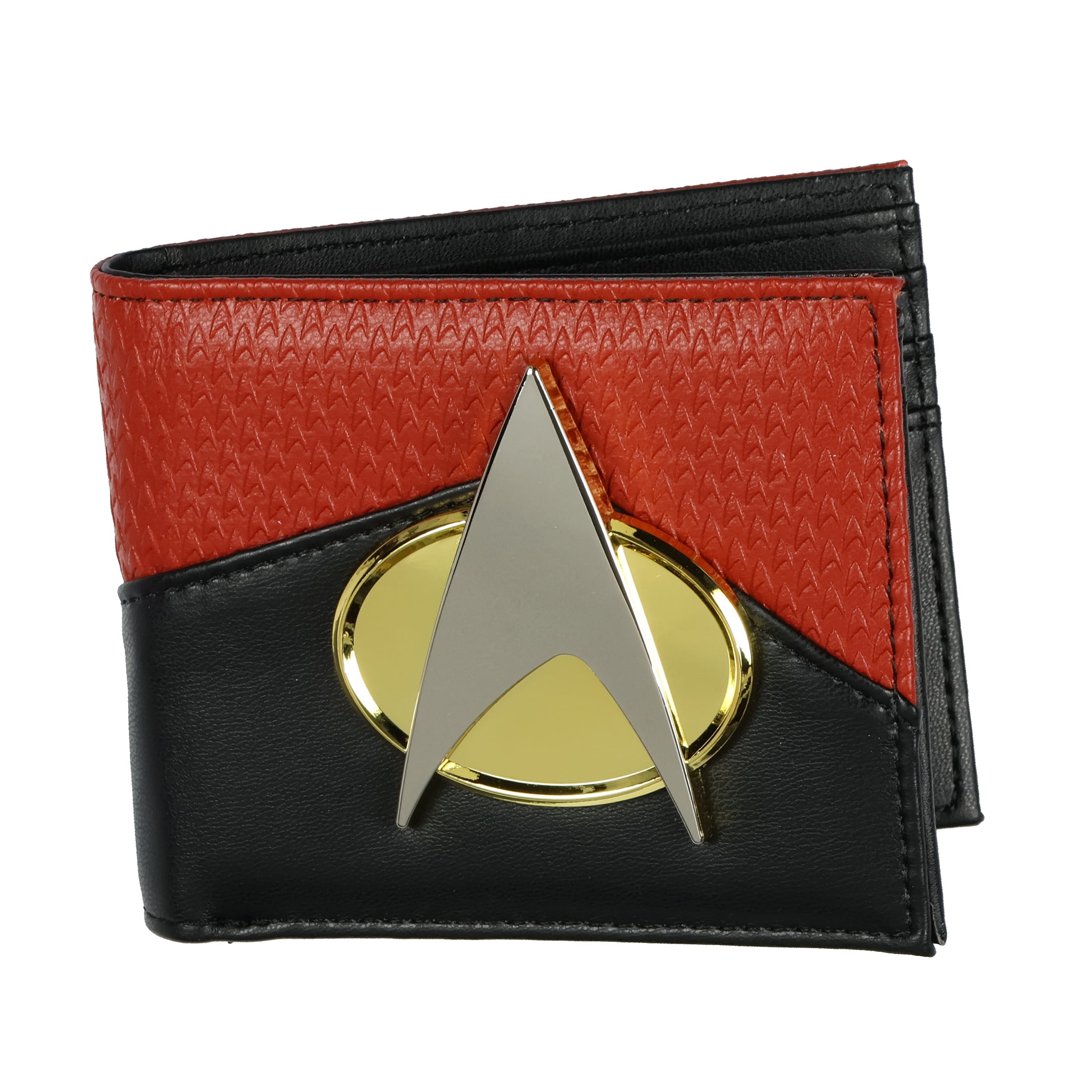 Star Trek The Next Generation Metal Command Badge Bi-Fold Wallet with ...
