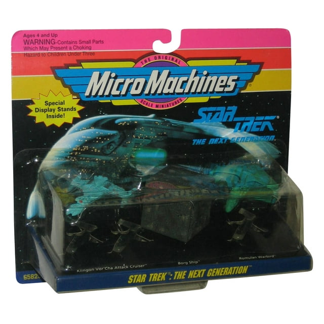 Star Trek The Next Generation Micro Machines Space Ship Toy Set - (Borg ...