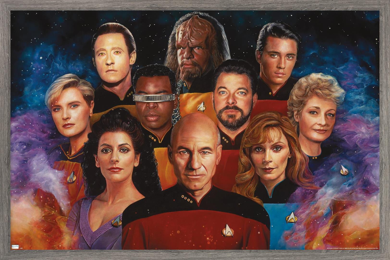 Star Trek: The Next Generation - Nicky Barkla Illustration Wall Poster ...