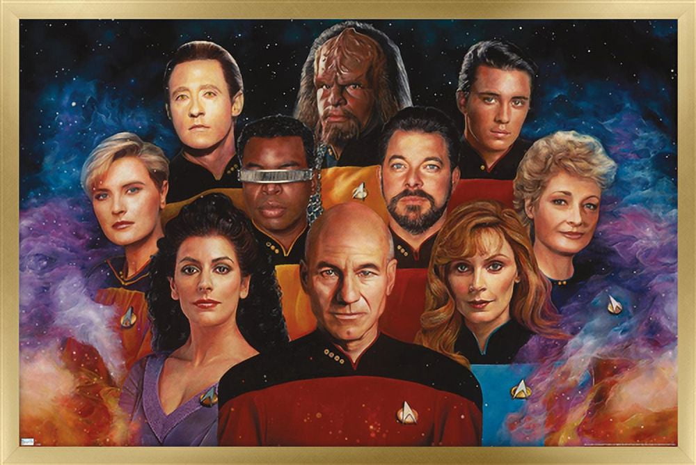 Star Trek: The Next Generation - Nicky Barkla Illustration Wall Poster ...