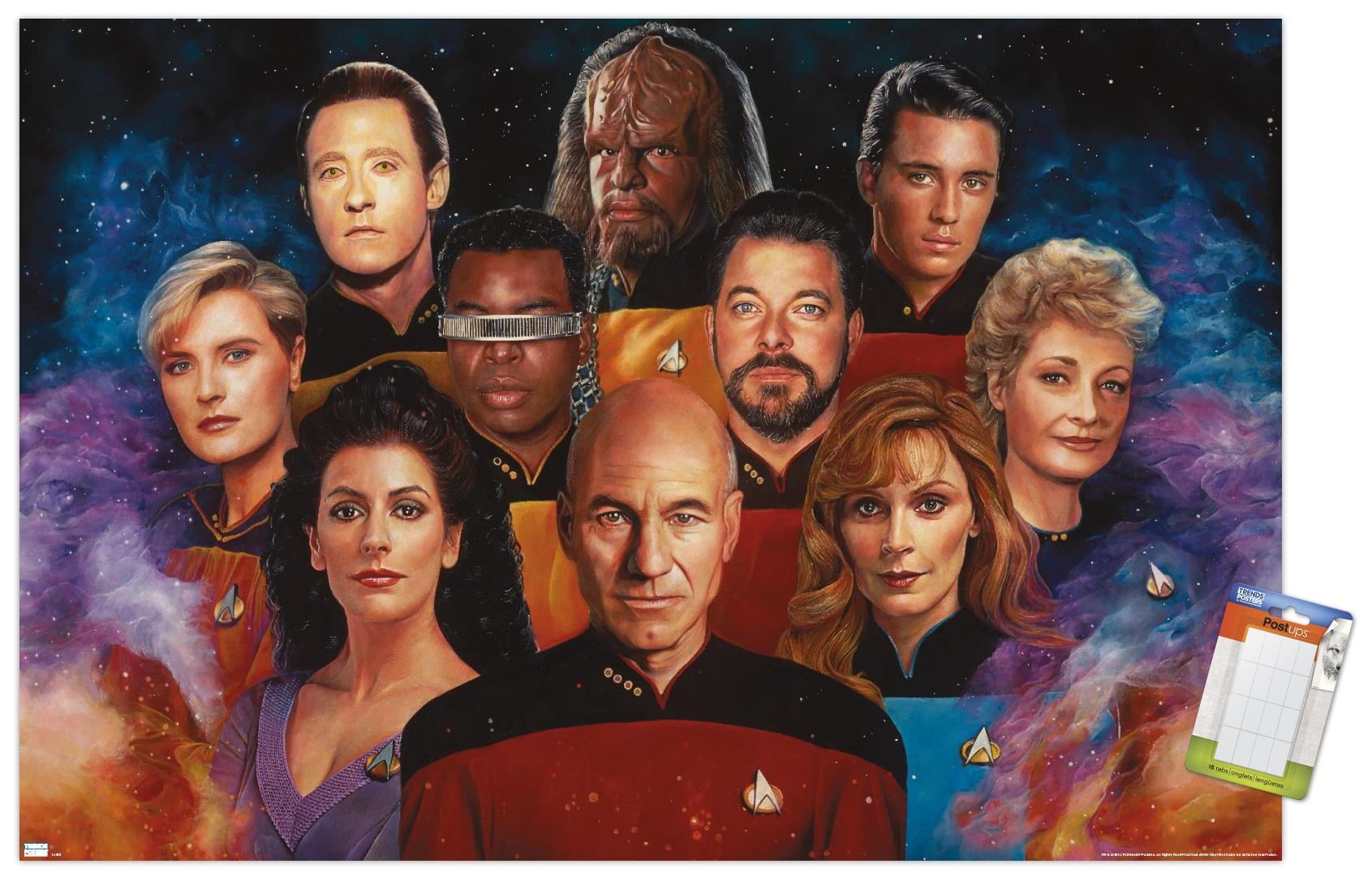 Star Trek: The Next Generation - Nicky Barkla Illustration Wall Poster ...