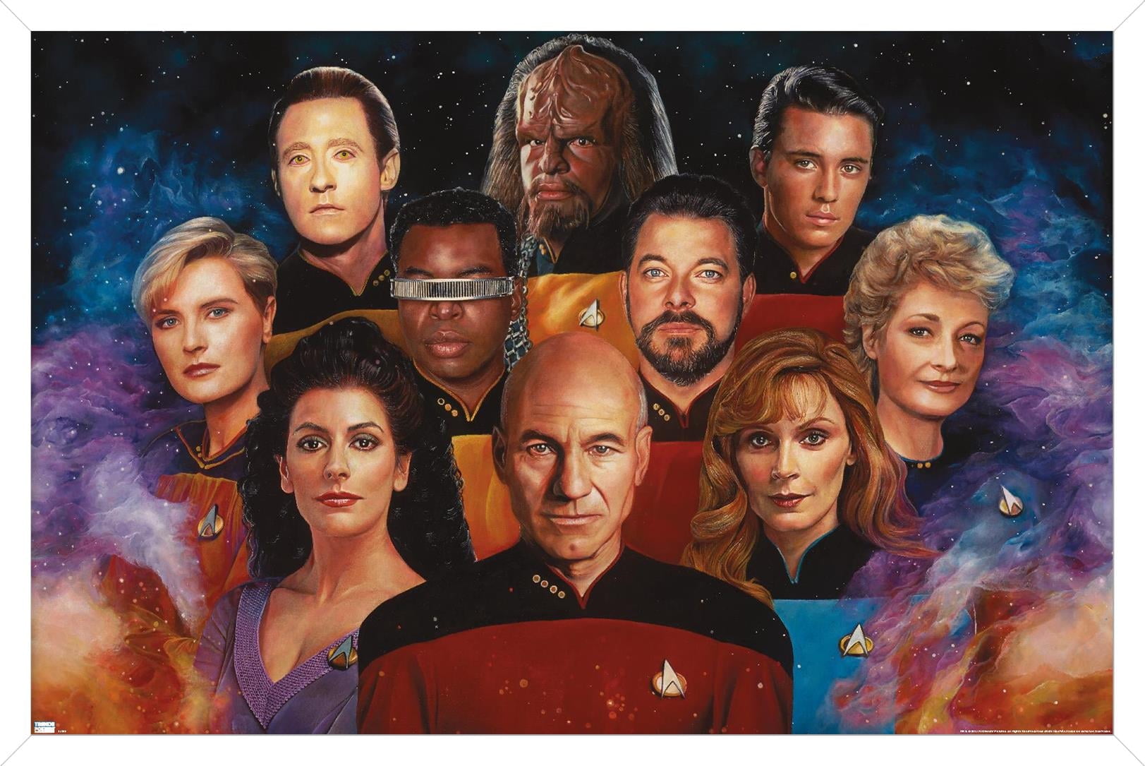 Star Trek: The Next Generation - Nicky Barkla Illustration Wall Poster ...