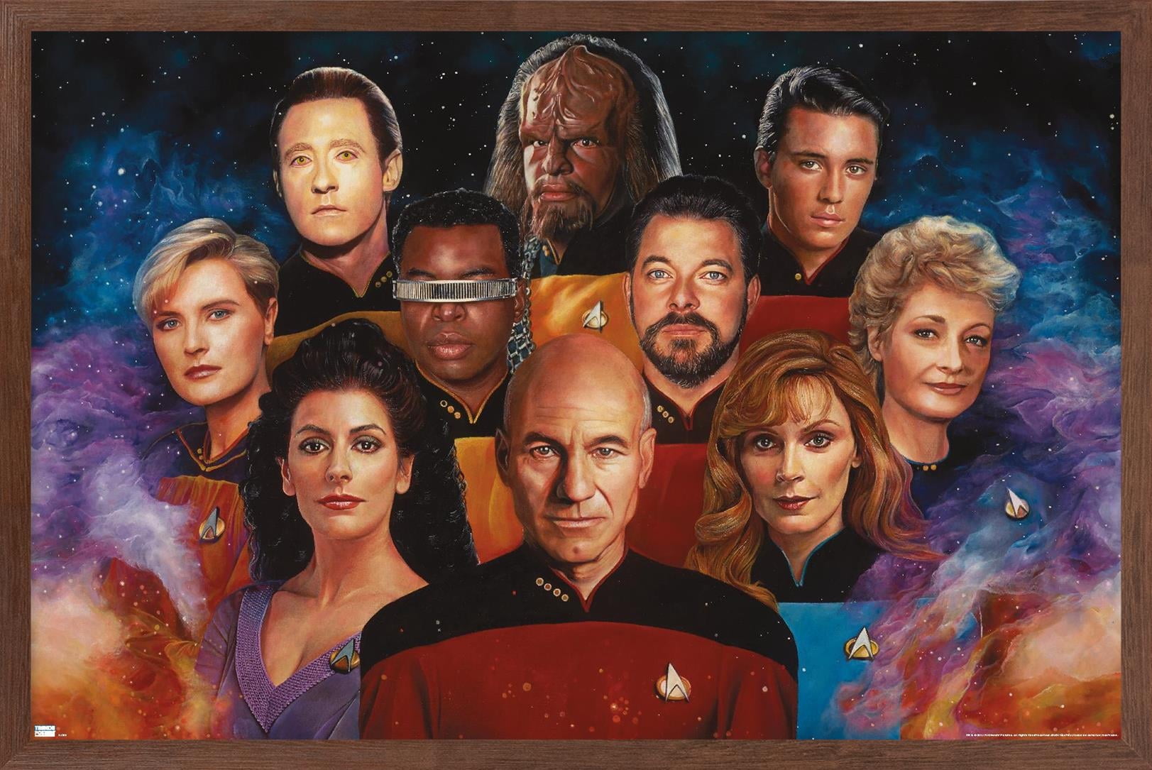 Star Trek: The Next Generation - Nicky Barkla Illustration Wall Poster ...