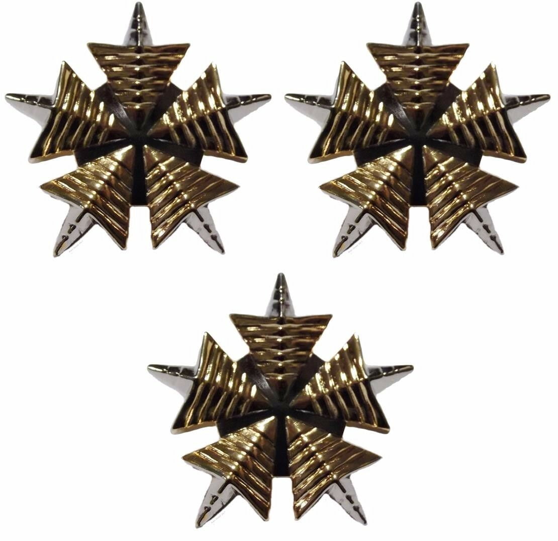 Star Trek The Original Movie Fleet Admiral Metal Uniform Pin Set of 3 ...