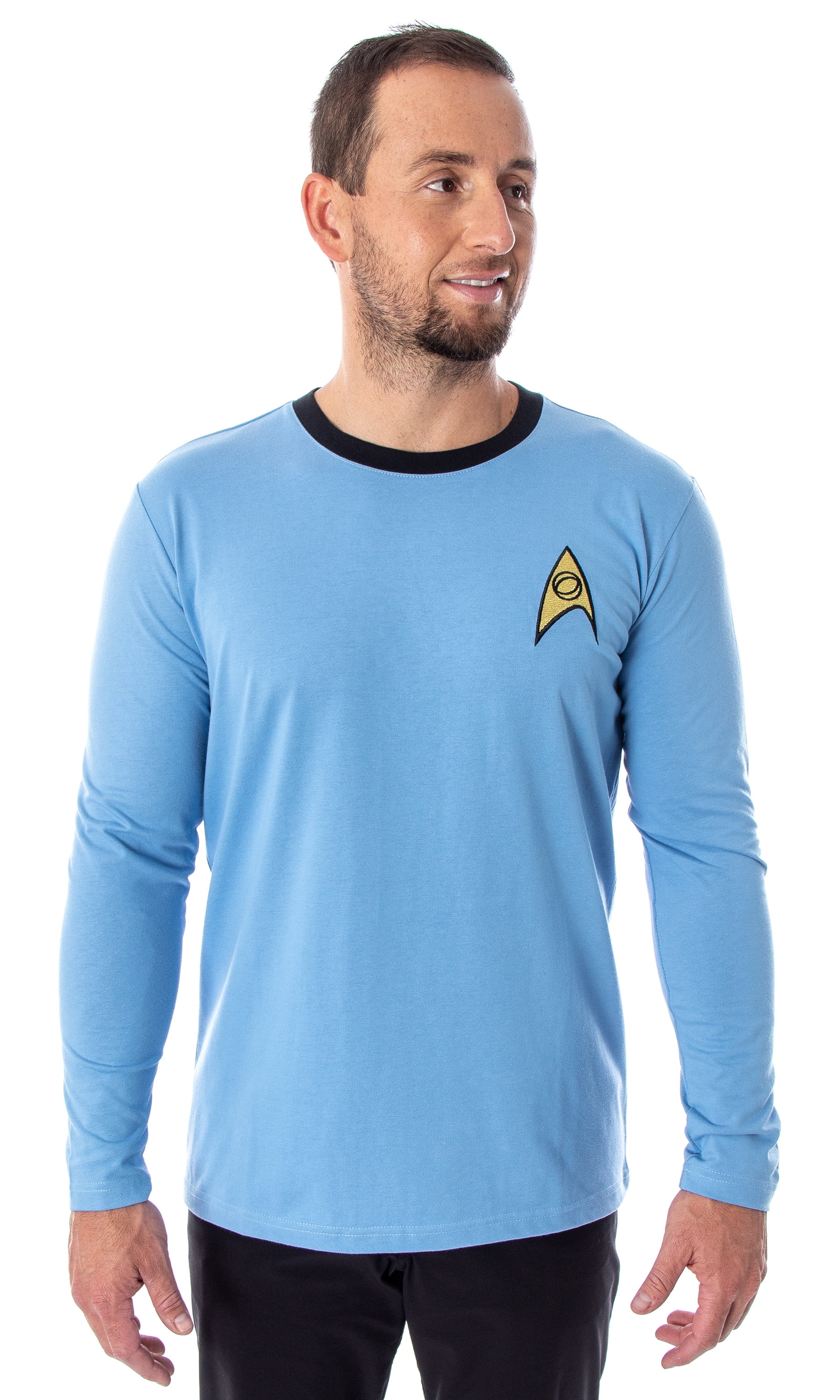 Star Trek The Original Series Men's Costume Long Sleeve Shirt - Kirk ...