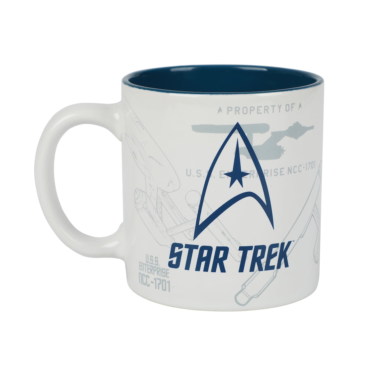 Star Trek The Original Series Property Of The USS Enterprise 16 Oz ...