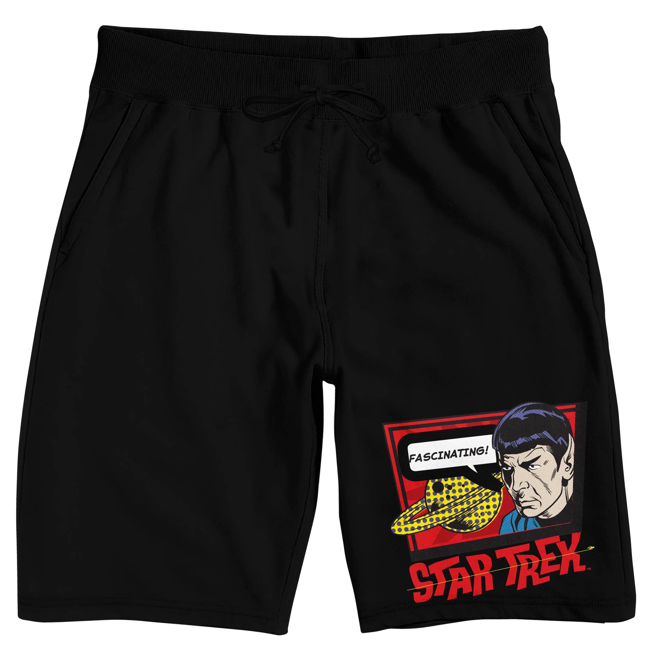 Star Trek: The Original Series Spock Fascinating Men's Black Lounge ...