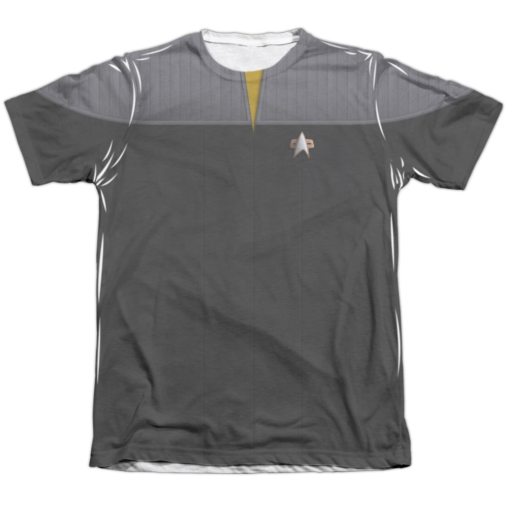 Star Trek - Tng Movie Engineering Uniform - Short Sleeve Shirt - Large ...
