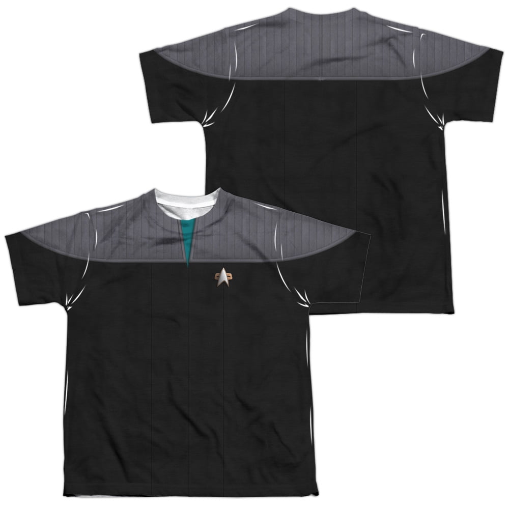 Star Trek - Tng Movie Science Uniform (Front/Back Print) - Youth Short ...