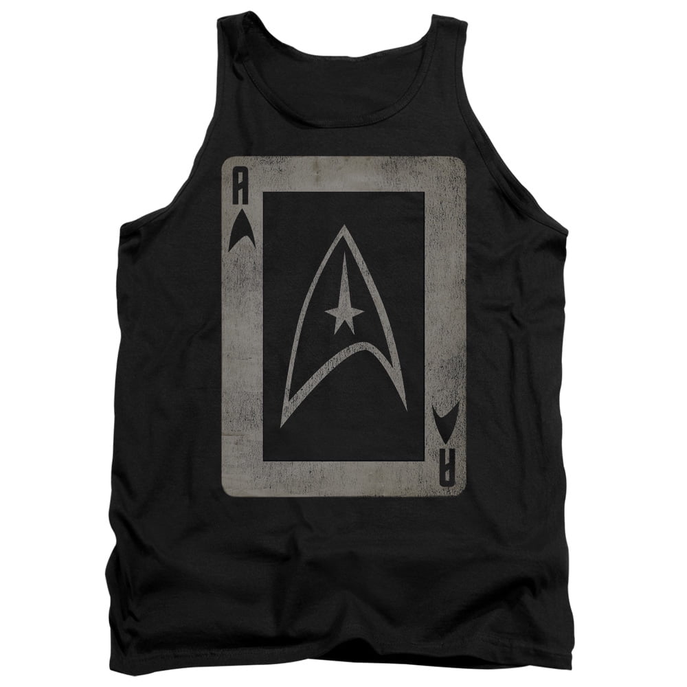 Star Trek Tos Ace Adult Tank Top Black - Walmart.com